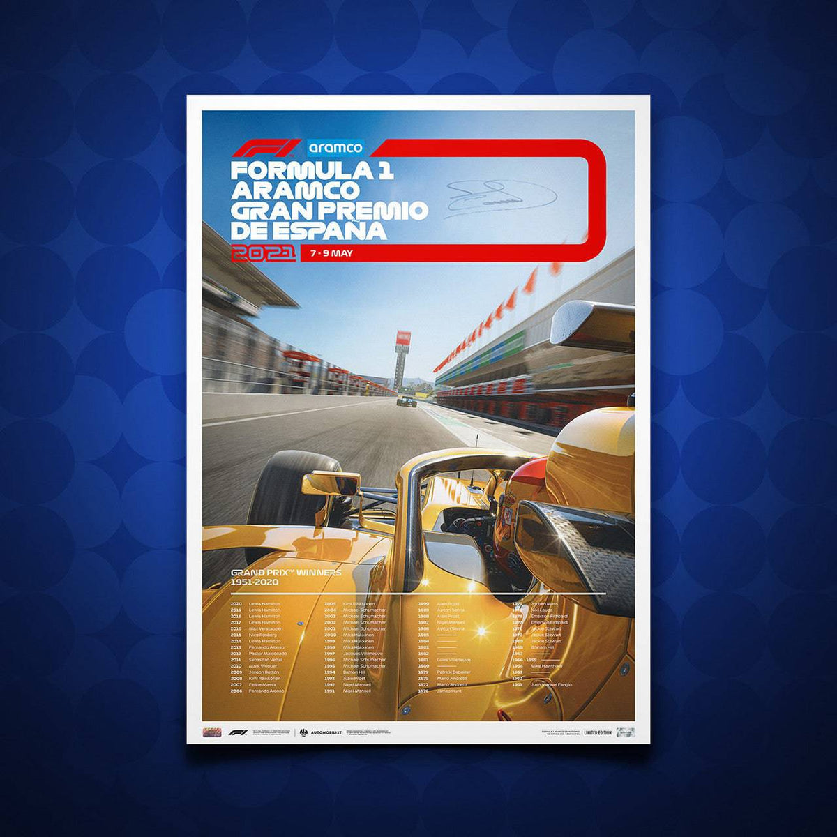 Signed F1® Posters | Automobilist