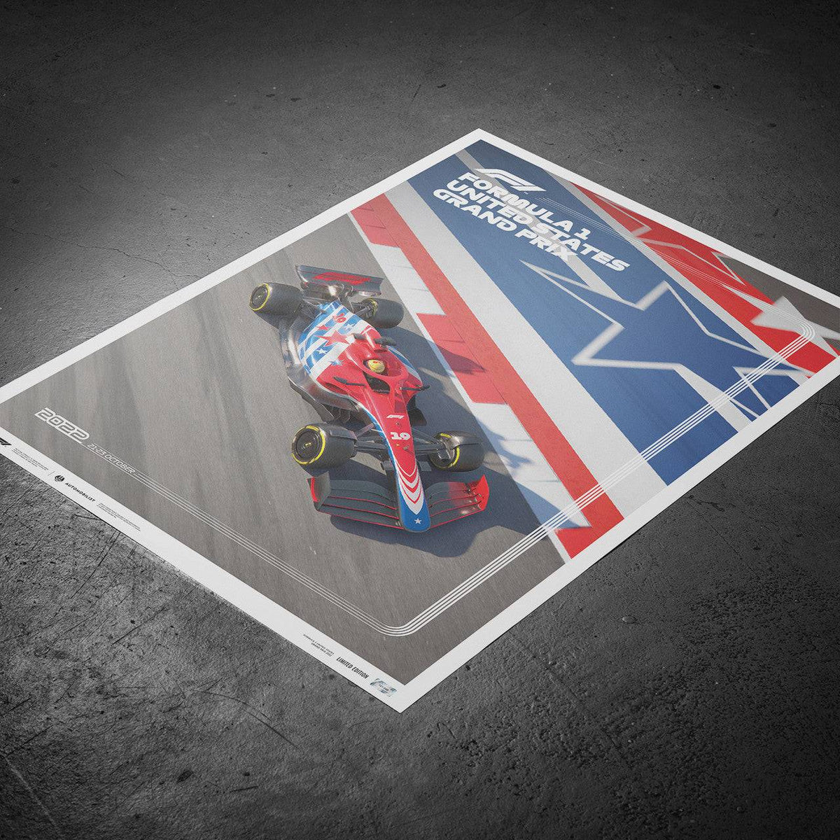 United States Grand Prix | 2022 Formula 1 | Grand Prix Poster ...