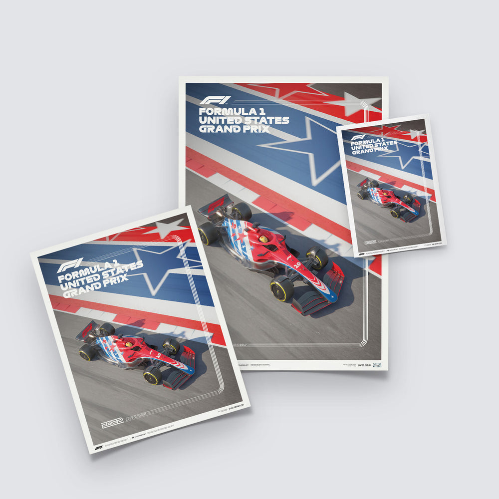 United States Grand Prix | 2022 Formula 1 | Grand Prix Poster ...