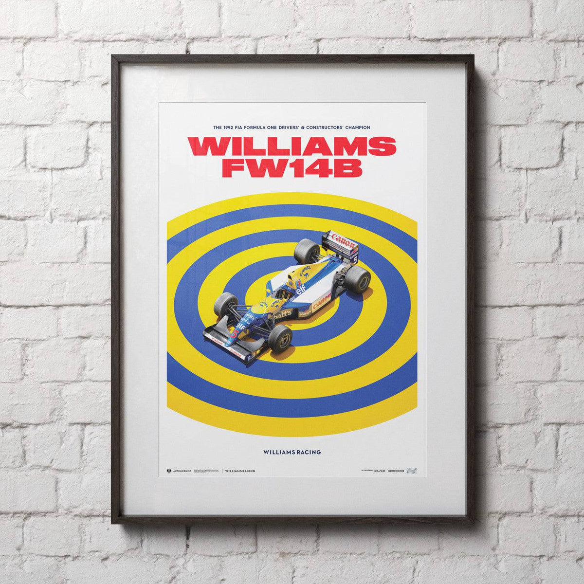 Williams Racing FW14B | 1992 F1® World Drivers' & Constructors ...