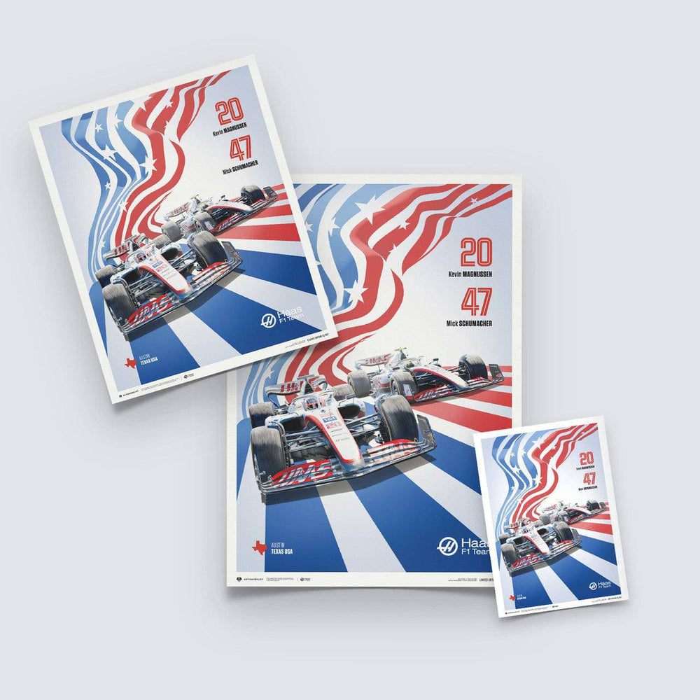 Haas F1 Team | 2022 United States Grand Prix | Haas Poster | Automobilist