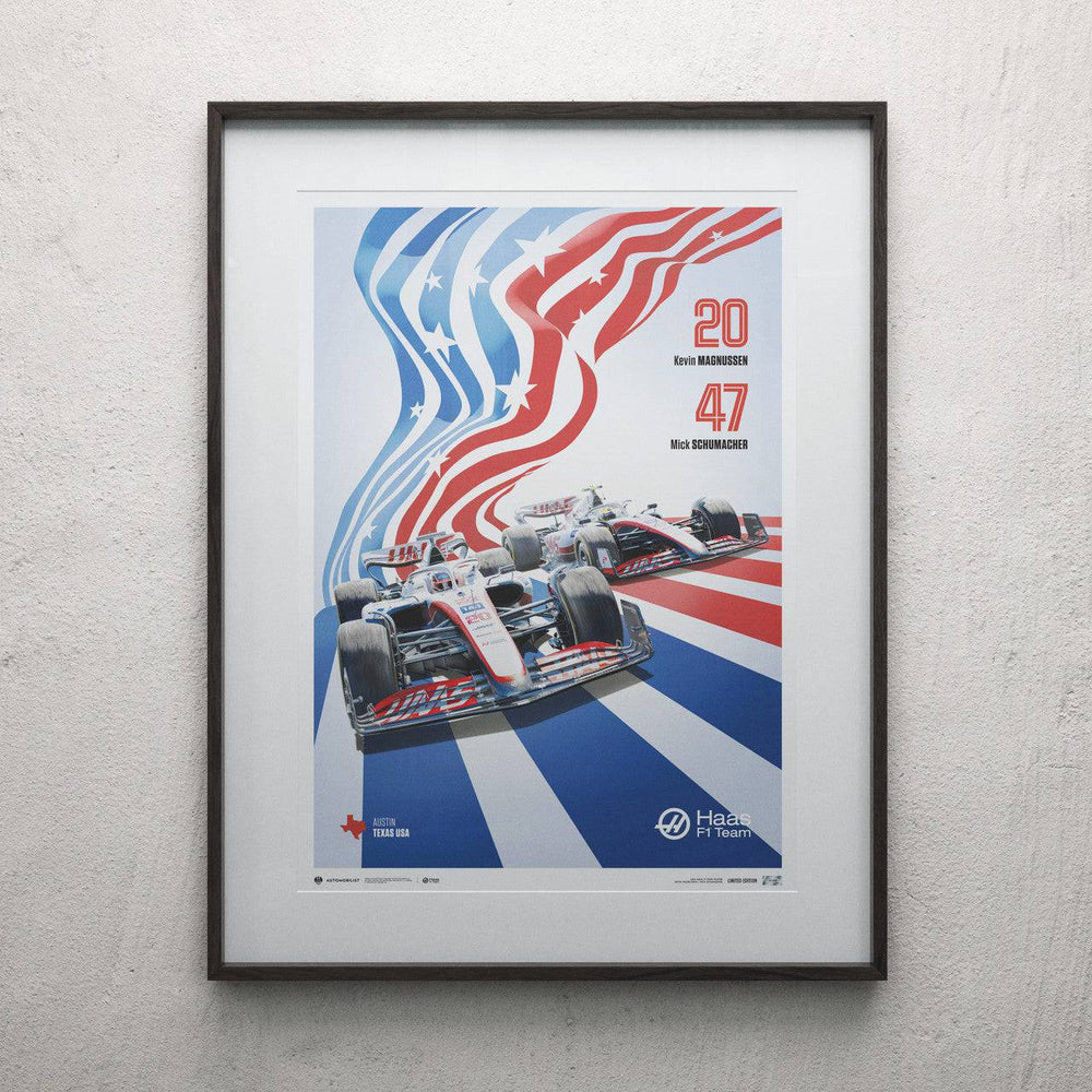 Haas F1 Team | 2022 United States Grand Prix | Haas Poster | Automobilist