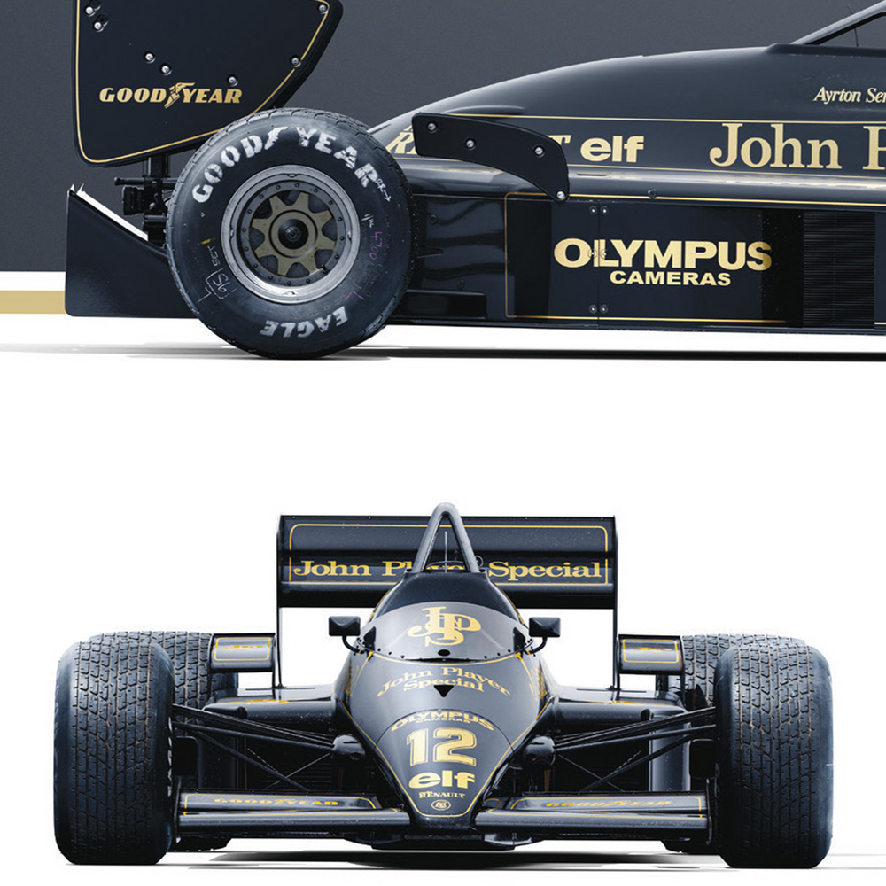 Team Lotus Type 97T | 1985 Blueprint | Lotus Poster | Automobilist