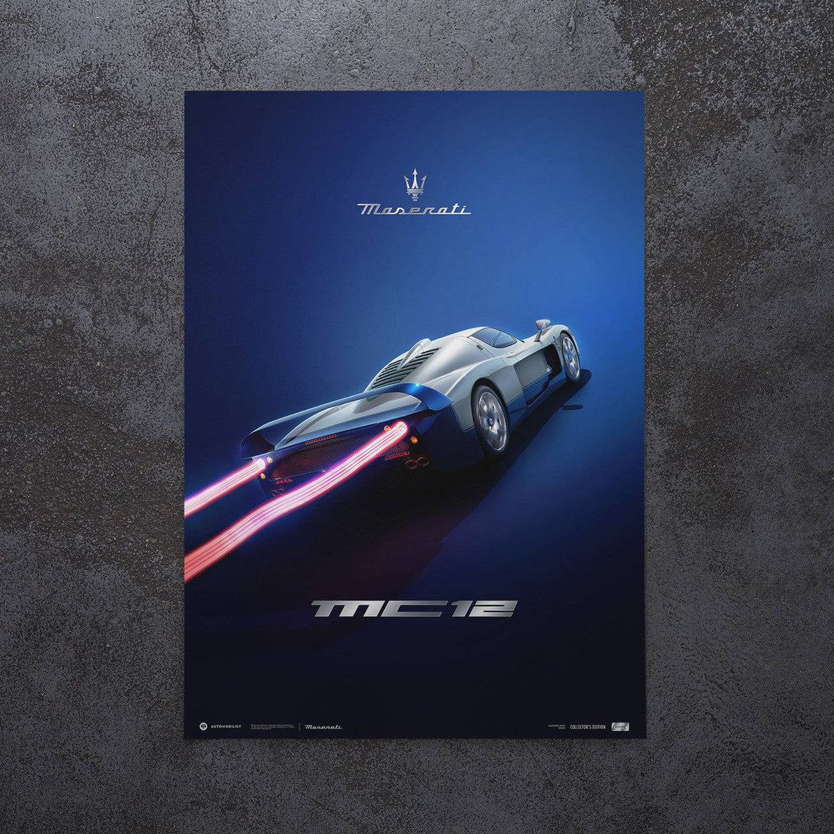 Maserati MC12 | 2004 Night Rider | Collector’s Edition Maserati Poster ...