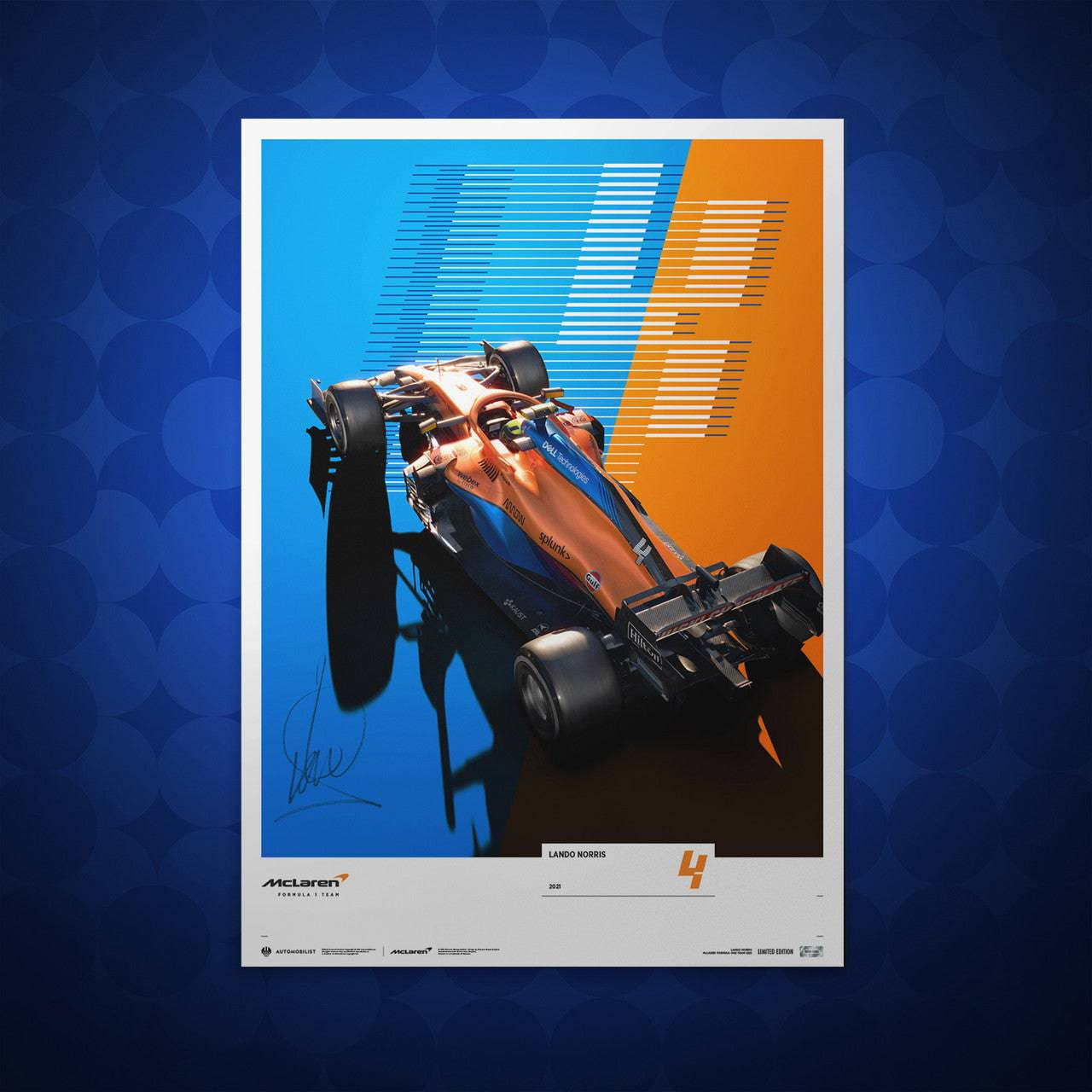 Signed by Lando Norris | 2021 McLaren Formula 1 Team | Lando Norris ...