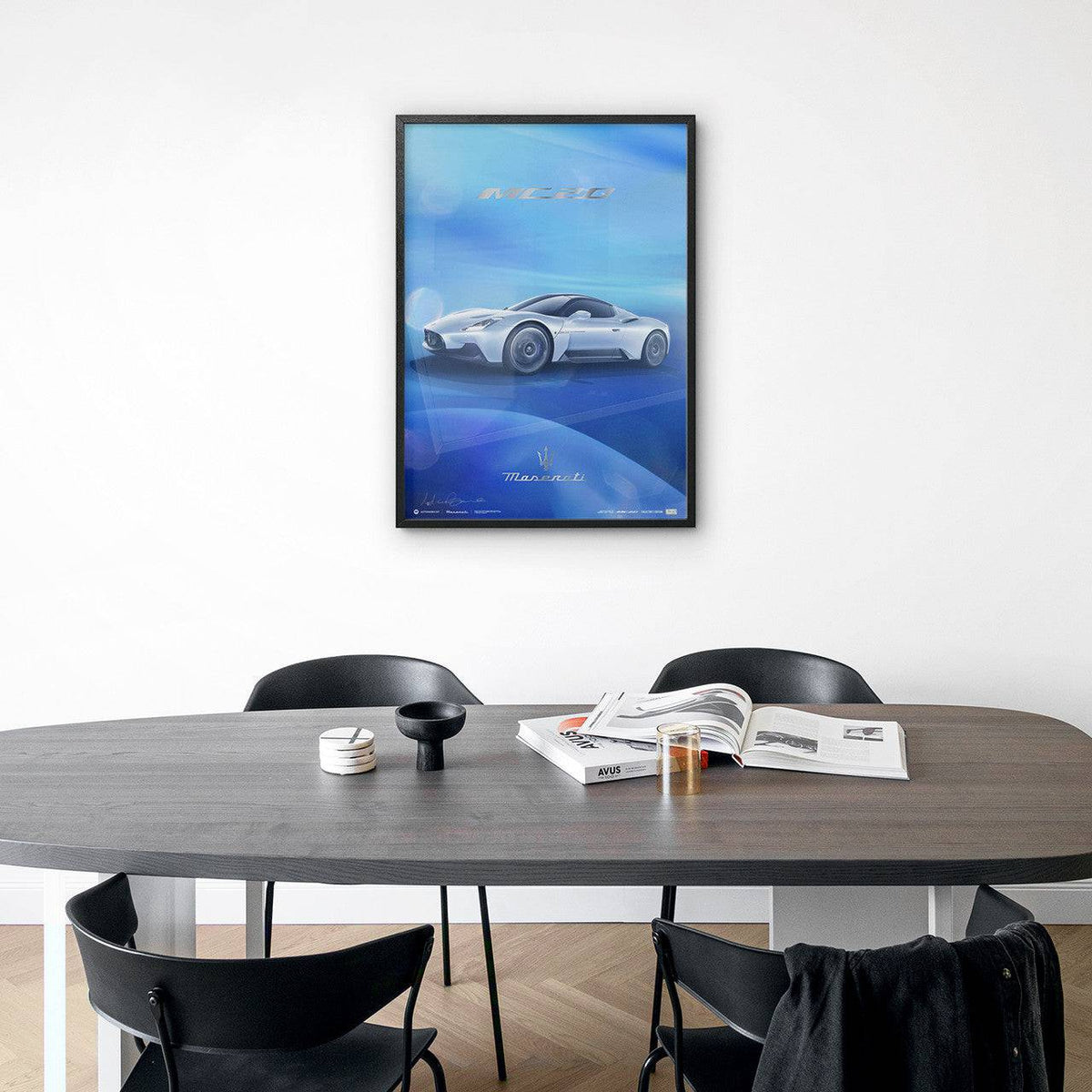 Signed by Andrea Bruno | 2020 Maserati MC20 Side | Collector’s Edition ...