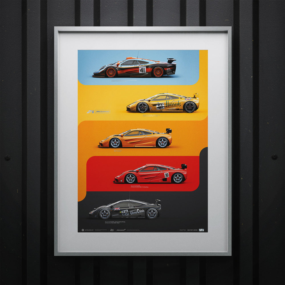 McLaren F1 GTR | Family | Collector's Edition Poster | Automobilist