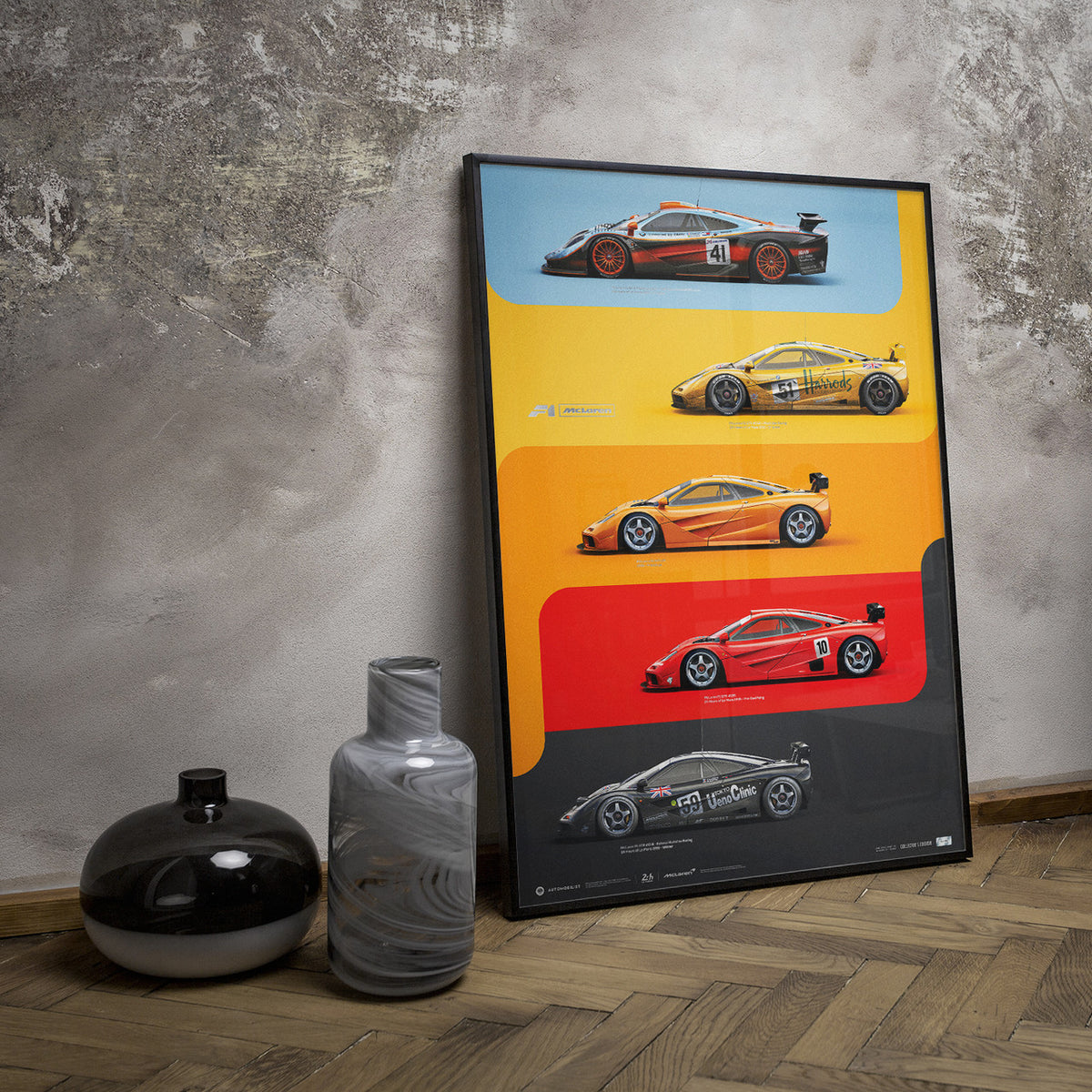 McLaren F1 GTR | Family | Collector's Edition Poster | Automobilist