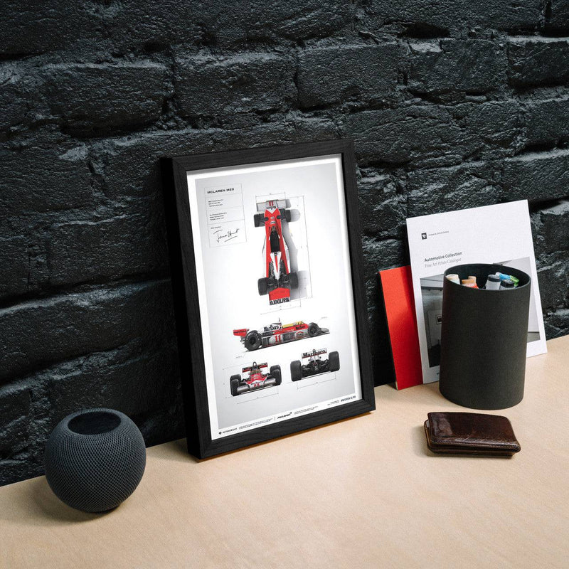 McLaren M23 | 1976 James Hunt Blueprint Japanese GP | McLaren Poster ...