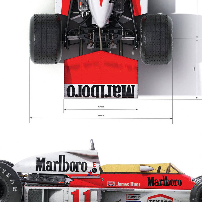 McLaren M23 James Hunt Blueprint Japanese GP 1976 | Automobilist