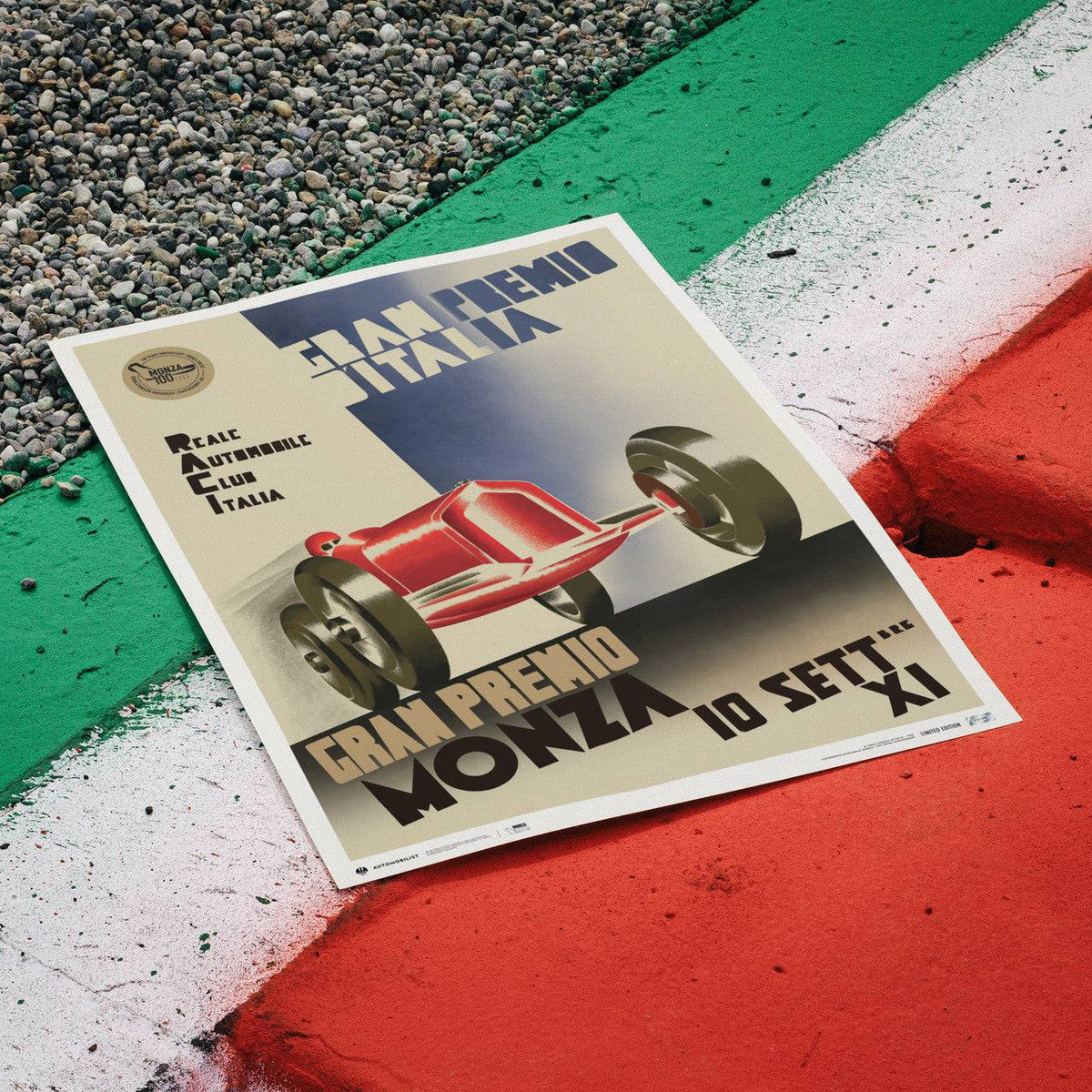 Monza Circuit | 1933 100 Years Anniversary | Monza Poster | Automobilist