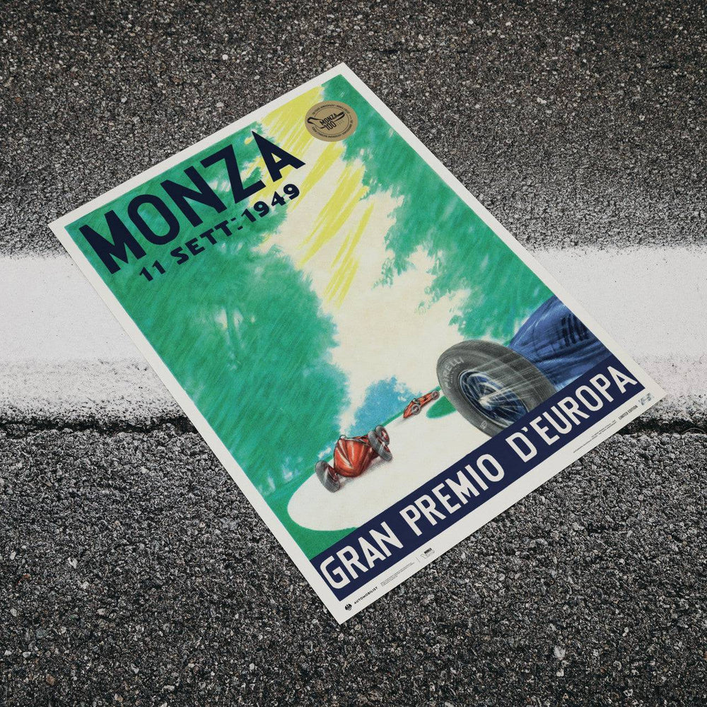 Monza Circuit | 1949 100 Years Anniversary | Monza Poster | Automobilist