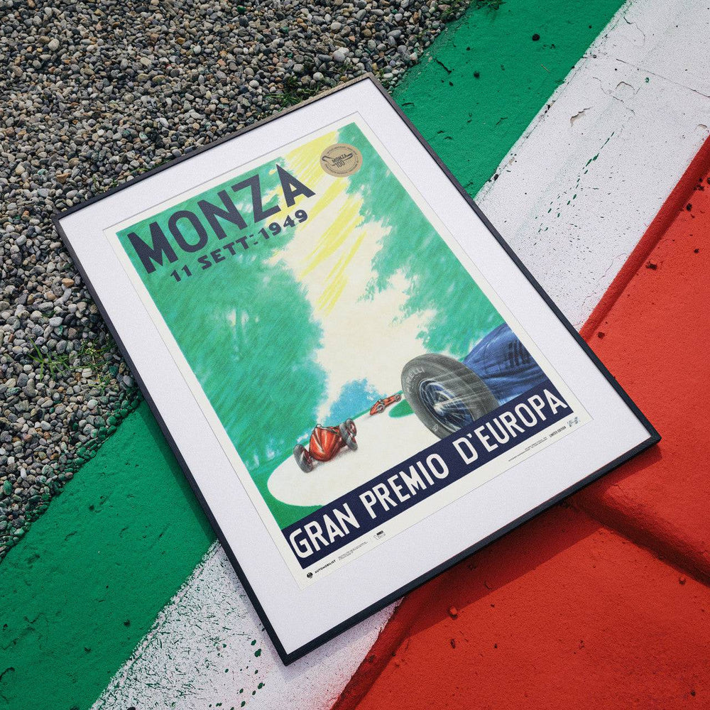Monza Circuit | 1949 100 Years Anniversary | Monza Poster | Automobilist