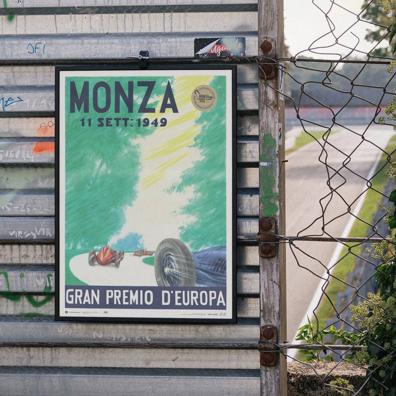 Monza Circuit | 1949 100 Years Anniversary | Monza Poster | Automobilist