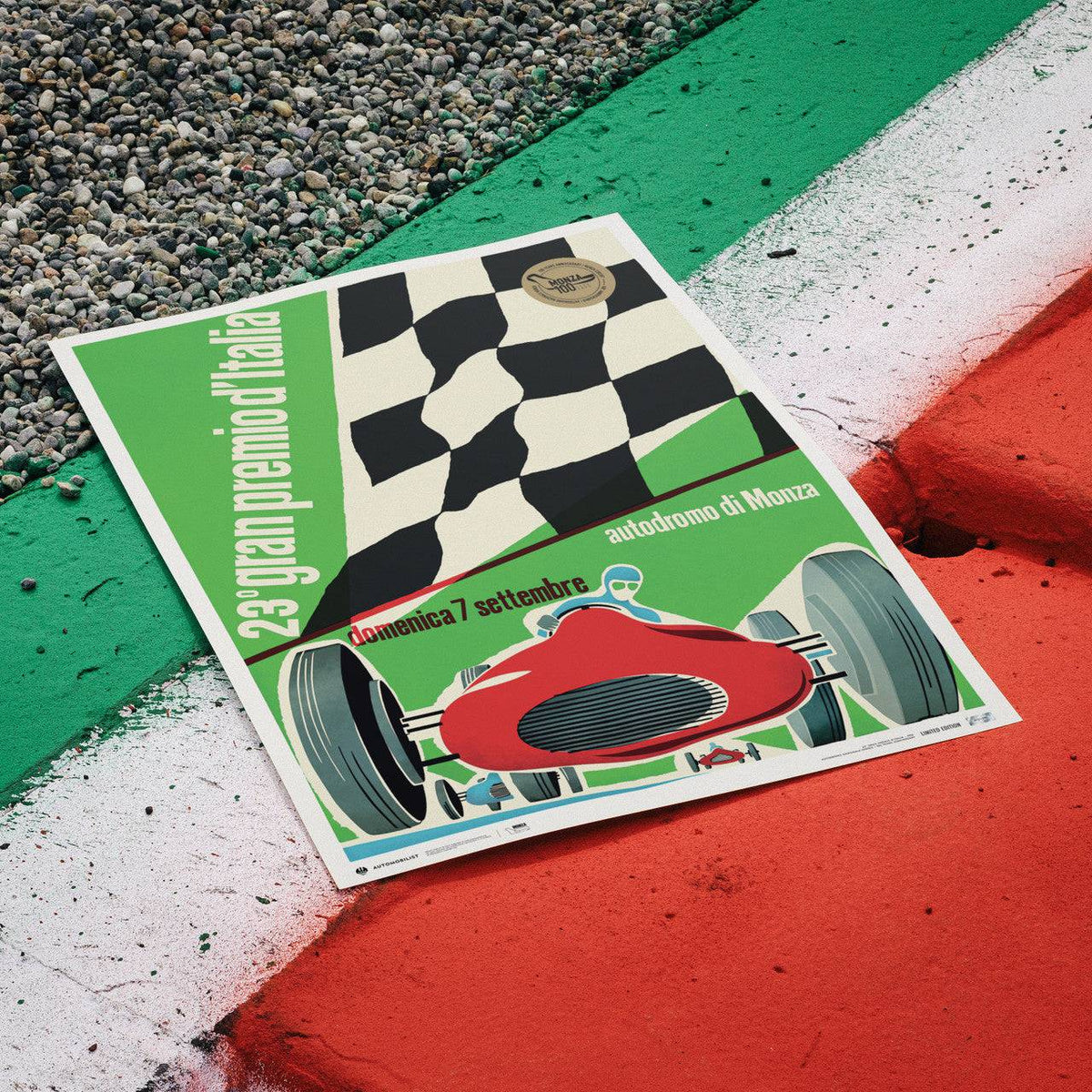 Monza Circuit | 1952 100 Years Anniversary | Monza Poster | Automobilist
