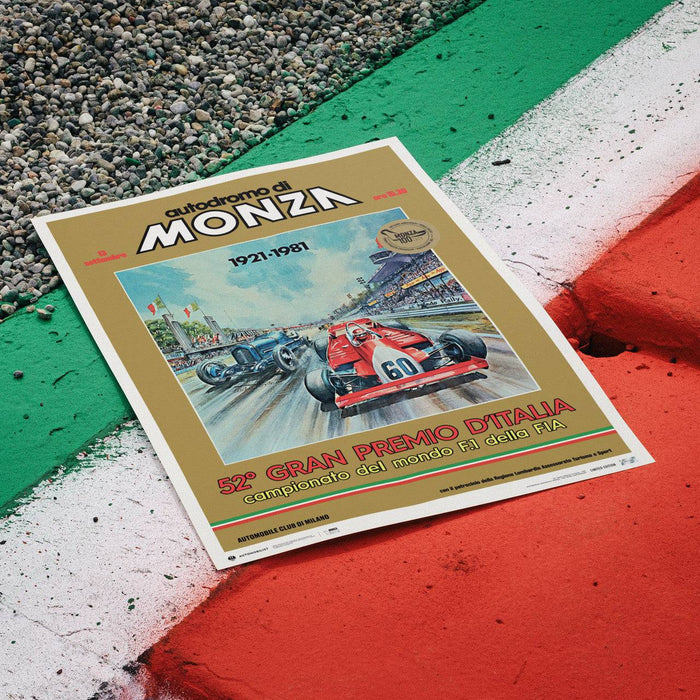 Monza Circuit | 1981 100 Years Anniversary | Monza Poster | Automobilist