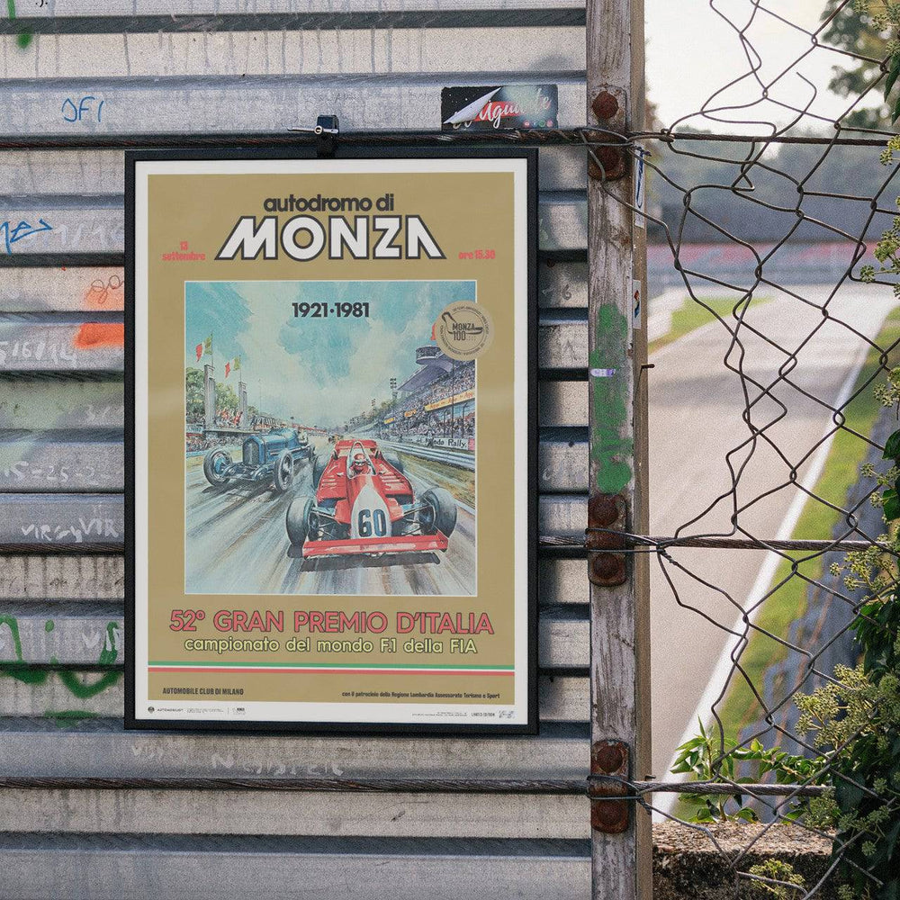 Monza Circuit | 1981 100 Years Anniversary | Monza Poster | Automobilist