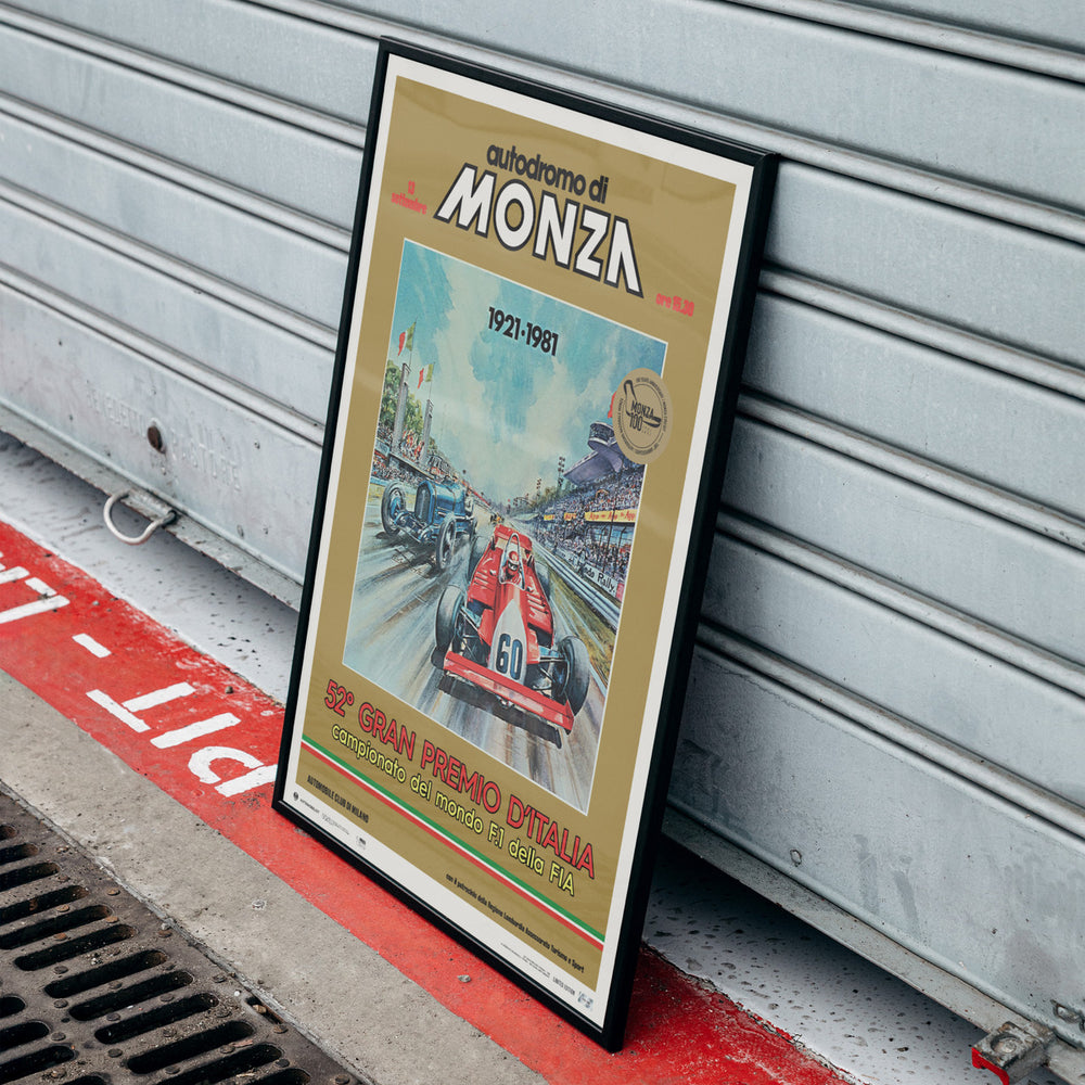Monza Circuit | 1981 100 Years Anniversary | Monza Poster | Automobilist