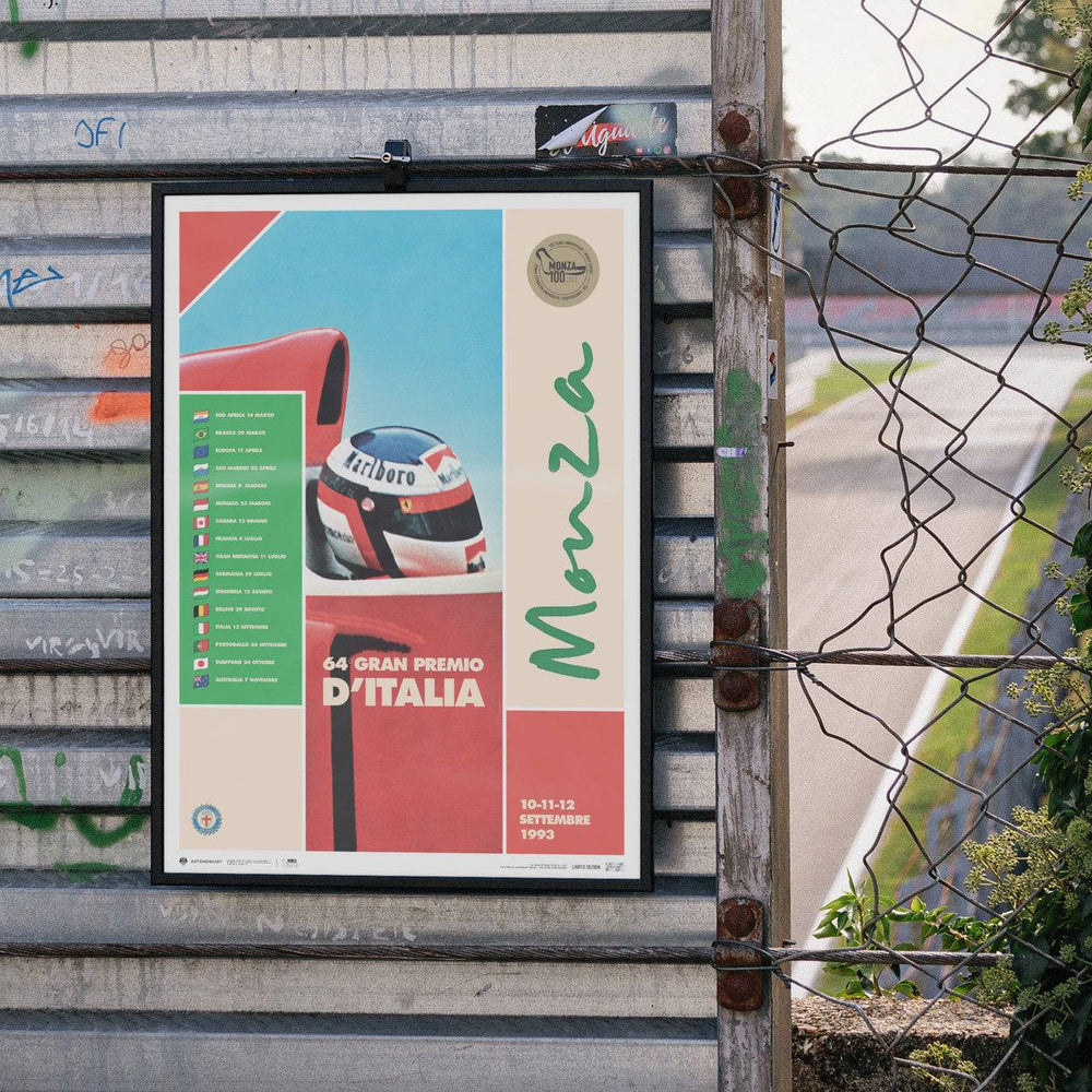 Monza Circuit | 1993 100 Years Anniversary | Monza Poster | Automobilist