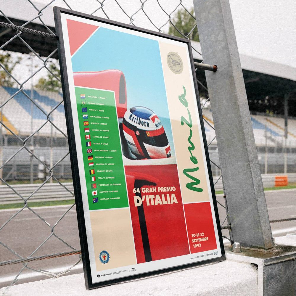 Monza Circuit | 1993 100 Years Anniversary | Monza Poster | Automobilist