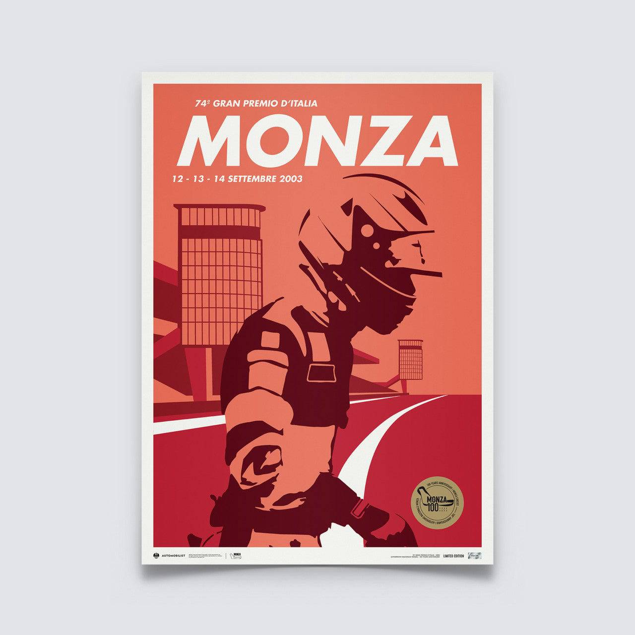 Monza Circuit | 2003 100 Years Anniversary | Monza Poster | Automobilist