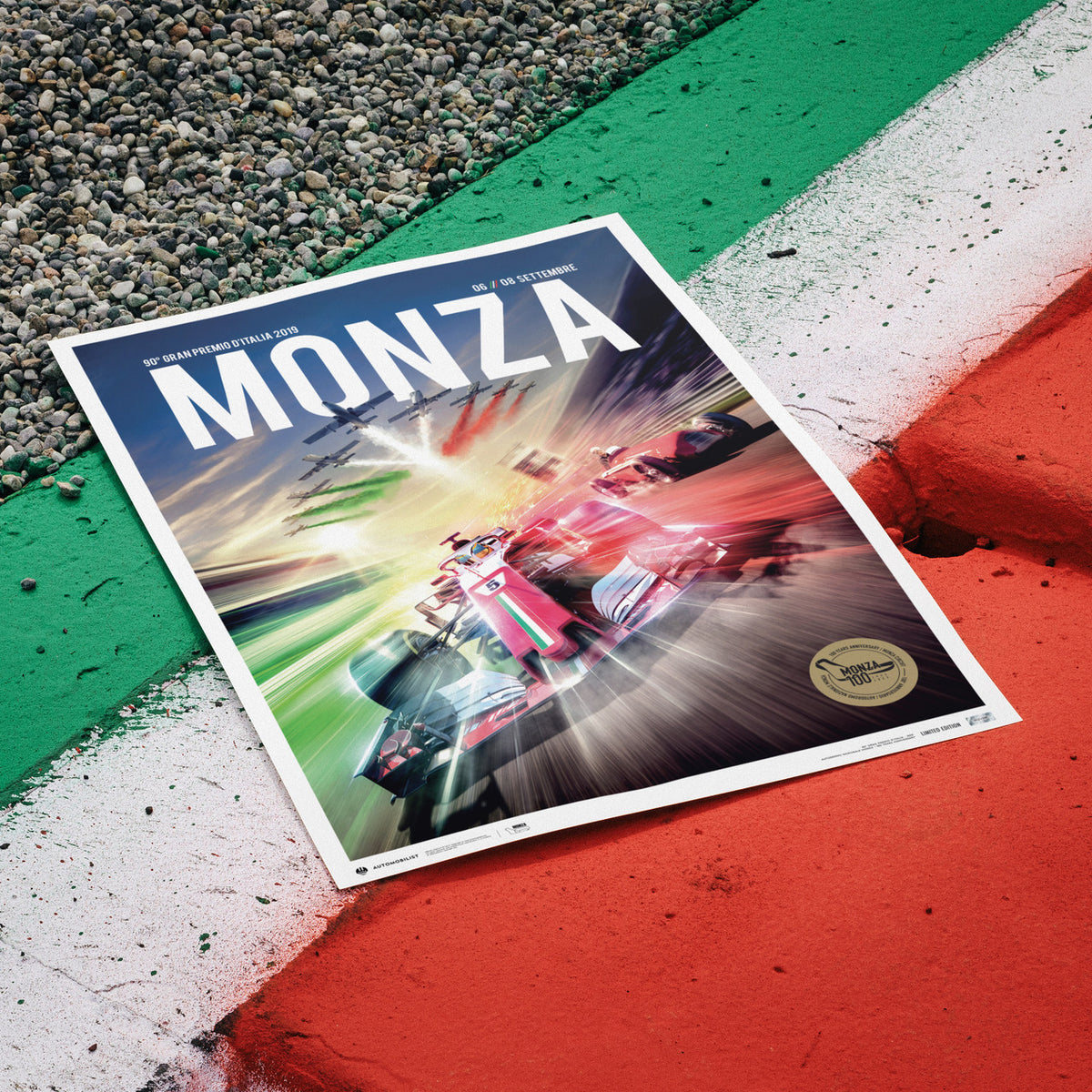 Monza Circuit | 2019 100 Years Anniversary | Monza Poster | Automobilist