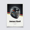 James Hunt | 1976 Helmet | Hunt Poster | Automobilist