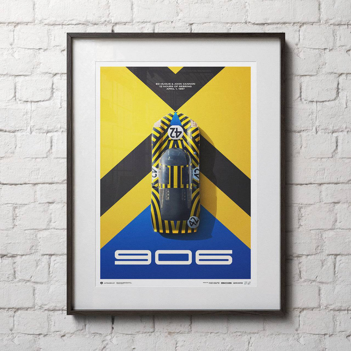 Porsche 906 | 1967 12 Hours of Sebring | Porsche Poster | Automobilist