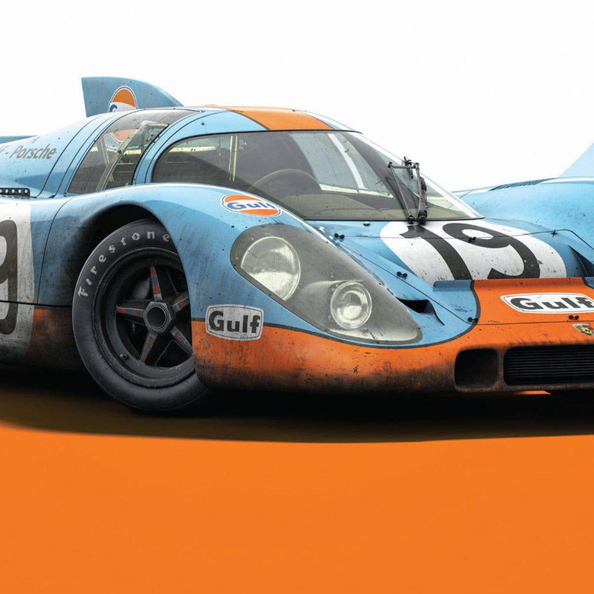 Porsche 917 | 1971 Gulf | 24h Le Mans Poster | Automobilist