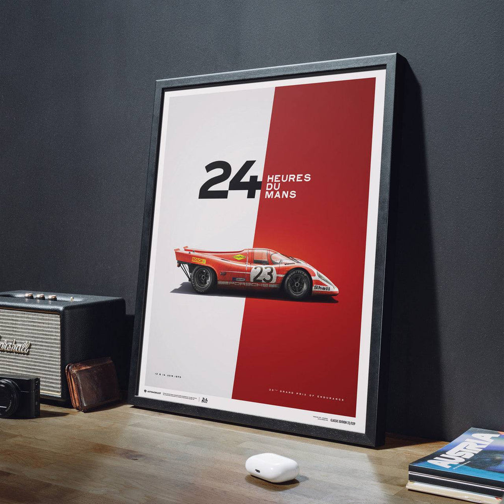 Porsche 917 | 1970 Salzburg | 24h Le Mans Poster | Automobilist