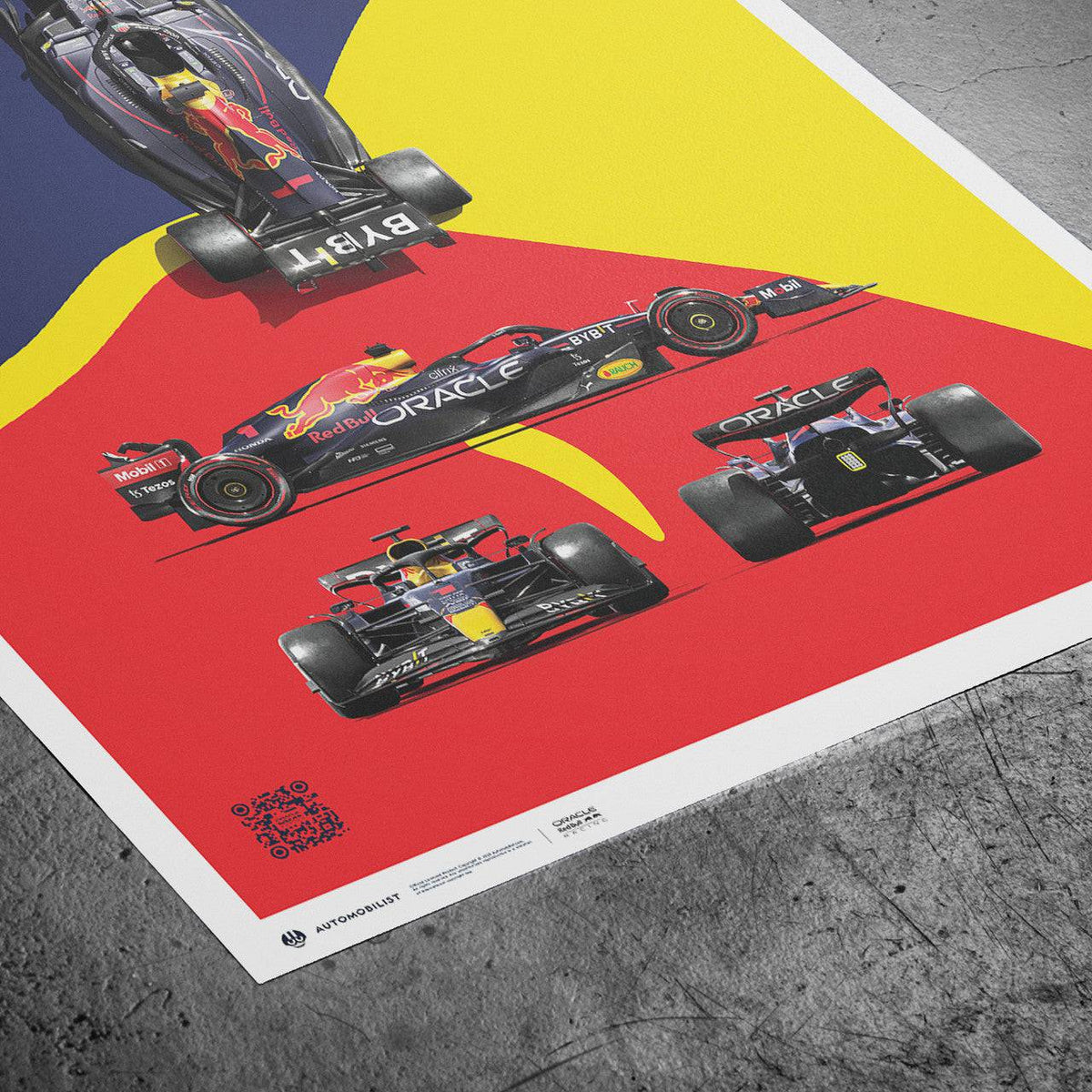Oracle Red Bull Racing RB18 | 2022 Blueprint | Red Bull Poster ...