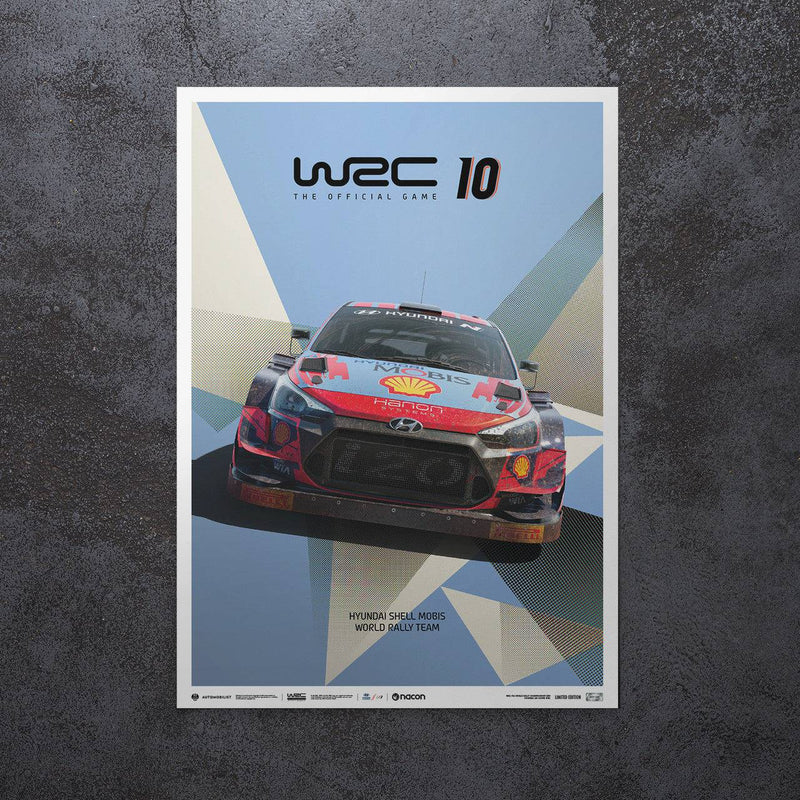 WRC 10 Hyundai | The Official Game Cover | WRC Poster | Automobilist
