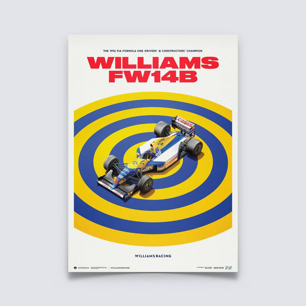 Williams Racing FW14B | 1992 F1® World Drivers' & Constructors ...