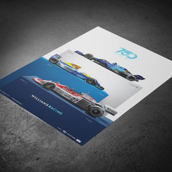 Williams Racing | 750 Grands Prix | Collector’s Edition Williams Poster ...