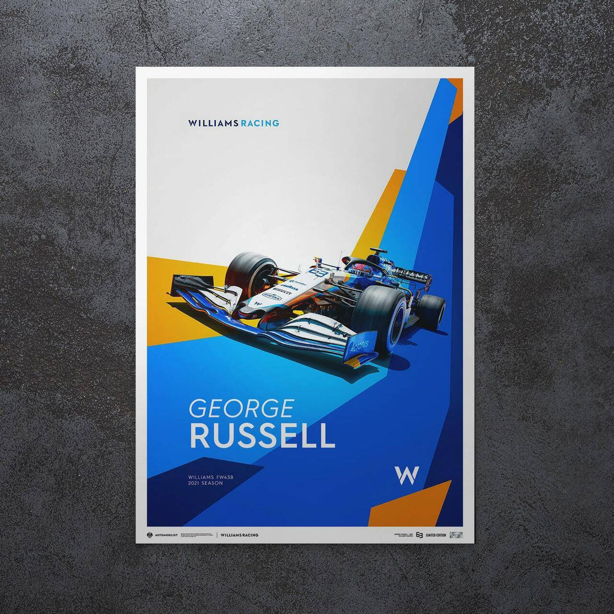 Williams Racing - George Russell - 2021 | Unique Numbers | Automobilist